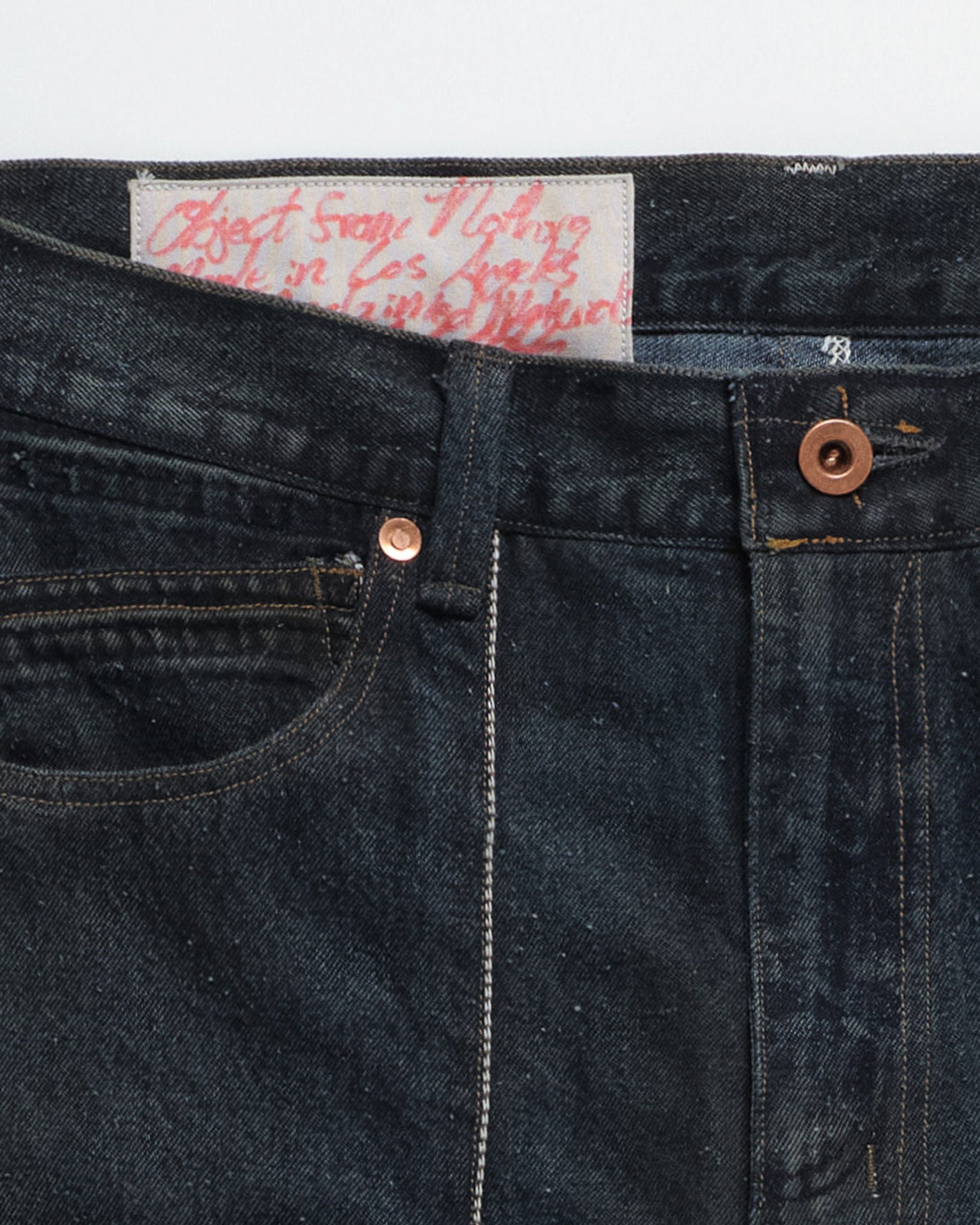Pilled Denim Jeans – Object From Nothing
