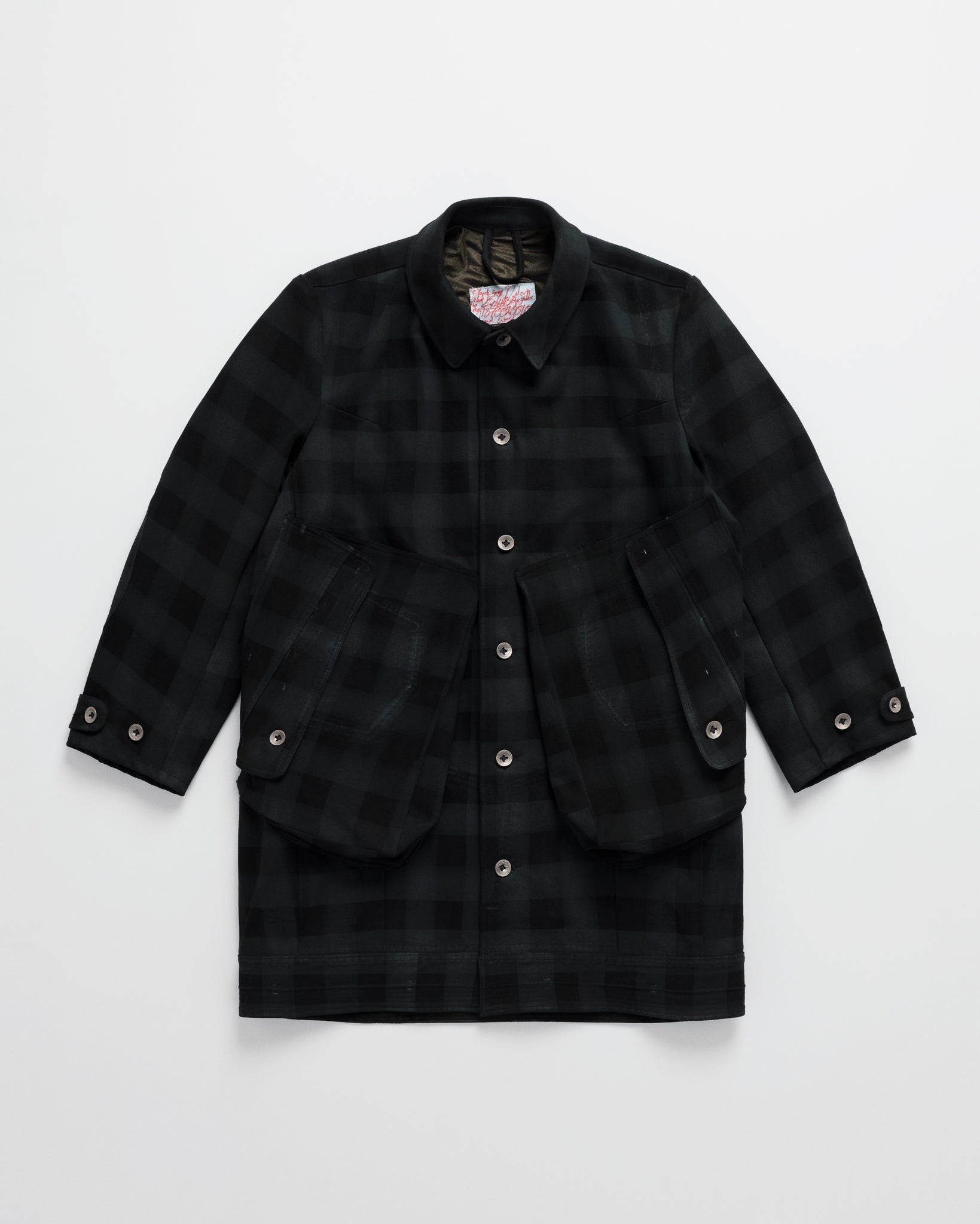 Gingham Denim Coat – Object From Nothing